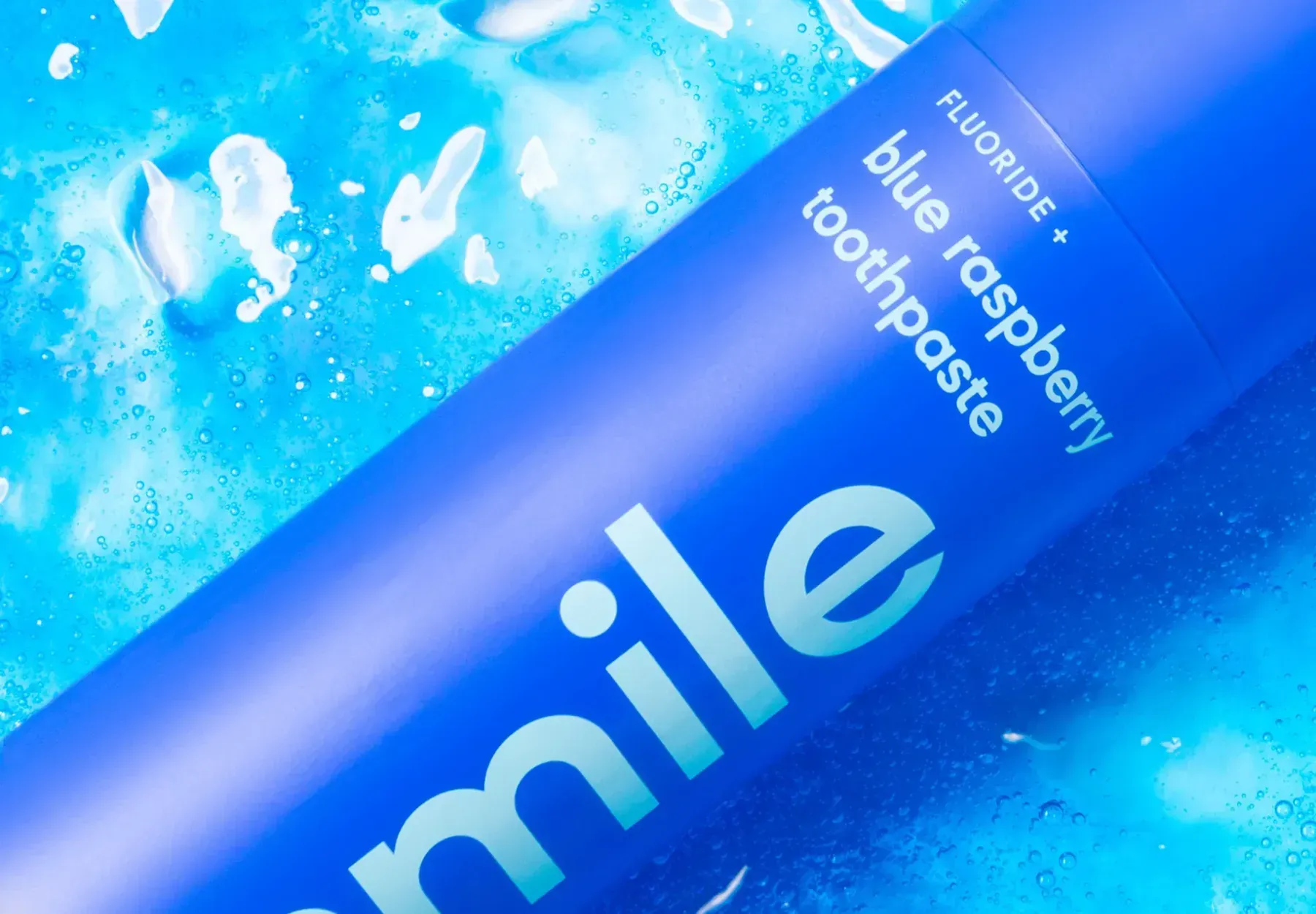 Зубна паста зі смаком блакитної малини Hismile Blue Raspberry ...