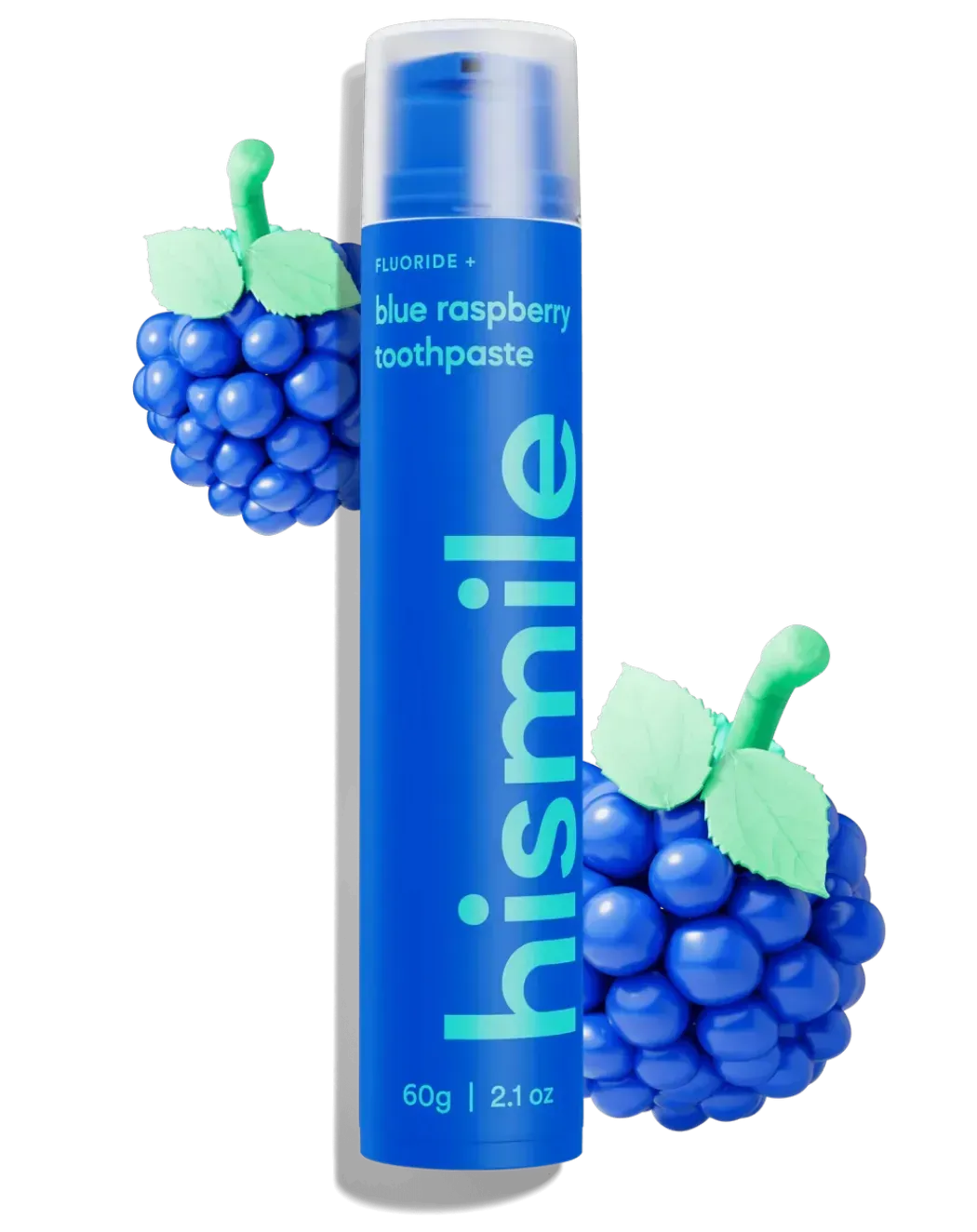 Зубна паста зі смаком блакитної малини Hismile Blue Raspberry ...