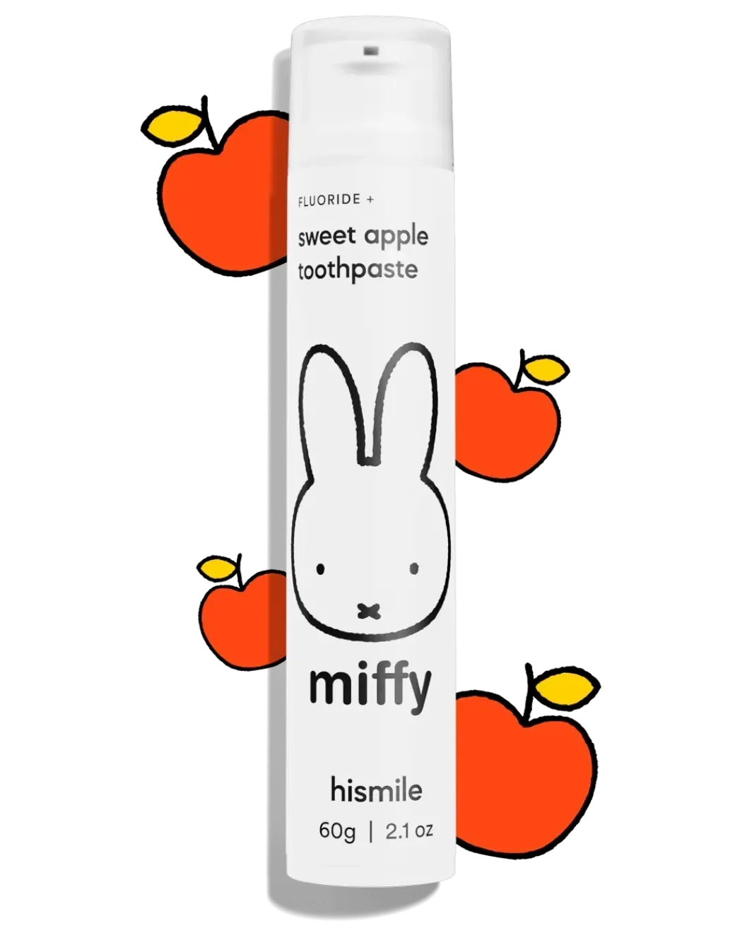 Зубна паста зі смаком солодкого яблука Hismile Miffy Toothpaste, 60 г ...